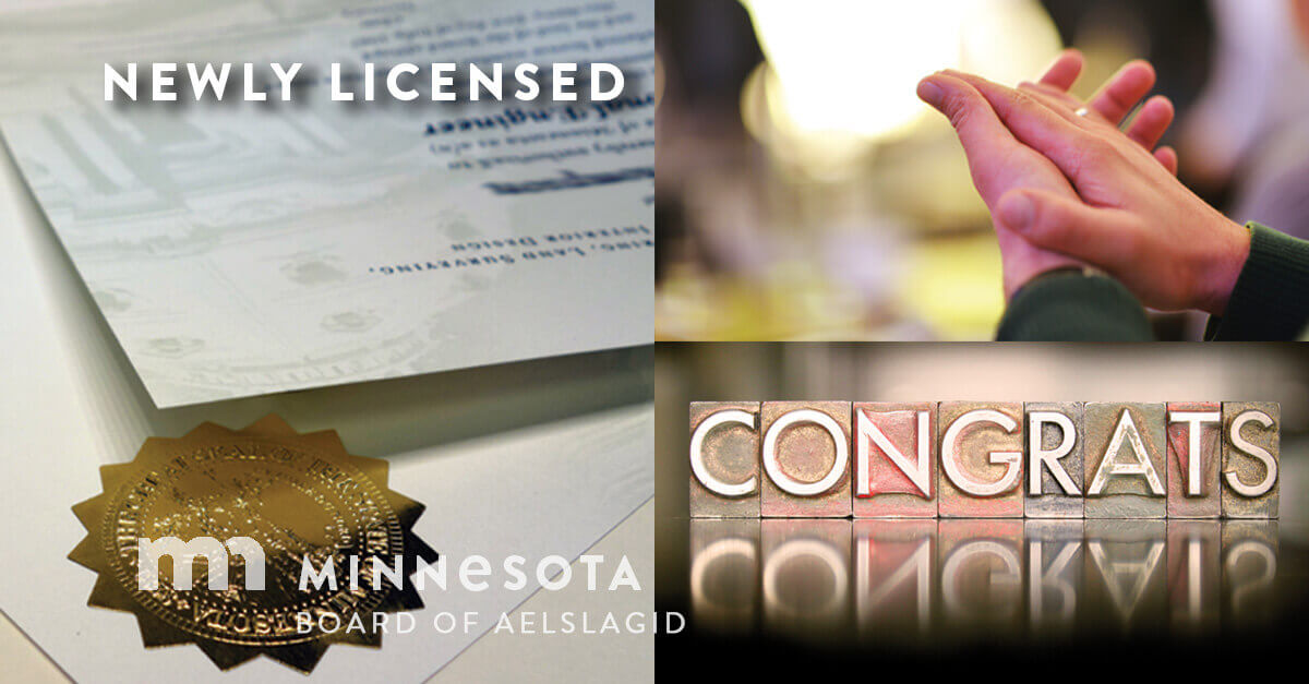 Newly Licensed | Minnesota Board of Architecture, Engineering, Land ...