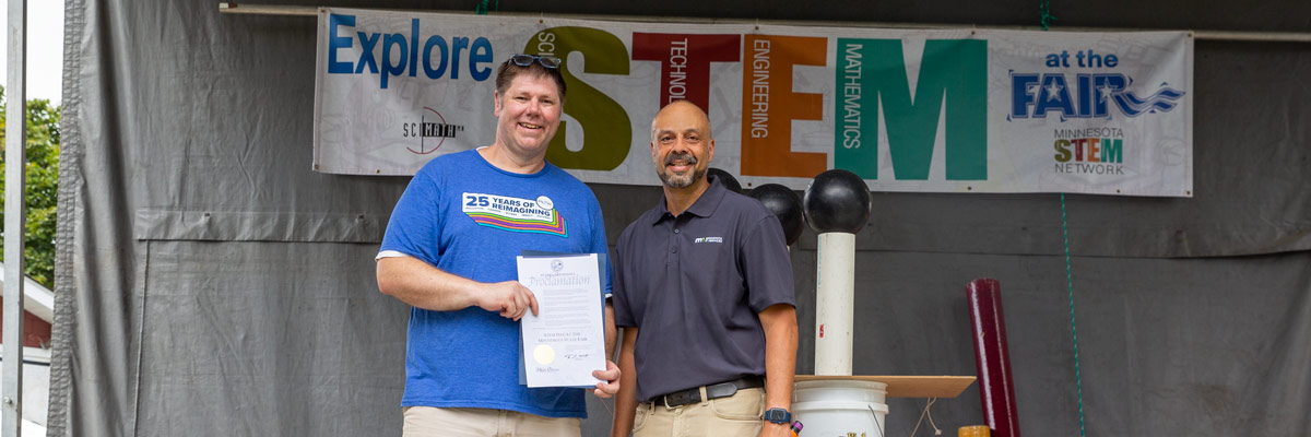 Governor Walz Proclaims STEM Day at the Minnesota State Fair